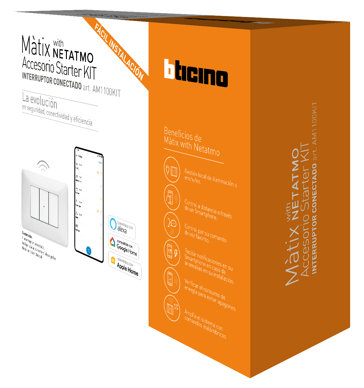 Complemento Starterkit Matix with Netatmo - Interruptor conectado – Bticino store